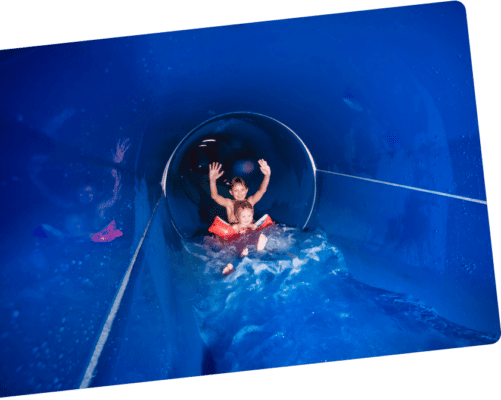 Slides at Erlebnis-Therme Amadé in Altenmarkt, Salzburger Land